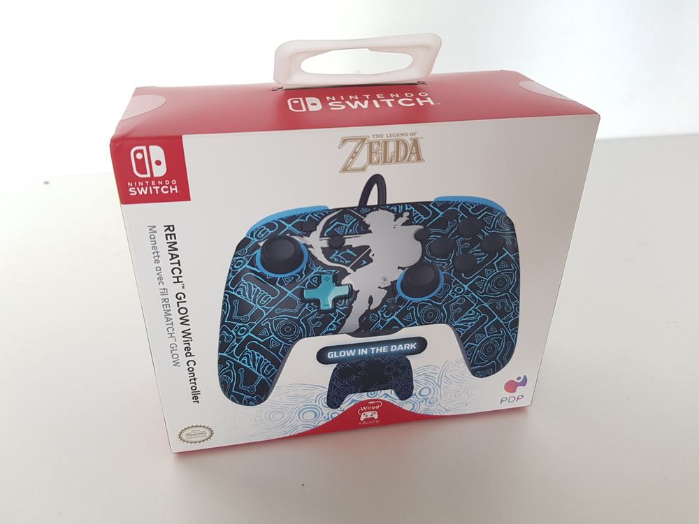 Zelda Breath of the Wild Controller Switch PDP Glow in Dark | Kaufen ...