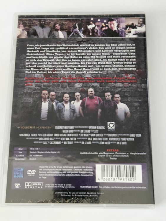 Cass - Legend of a Hooligan - DVD FSK 18 (Gebraucht) in Oberdorf BL für ...