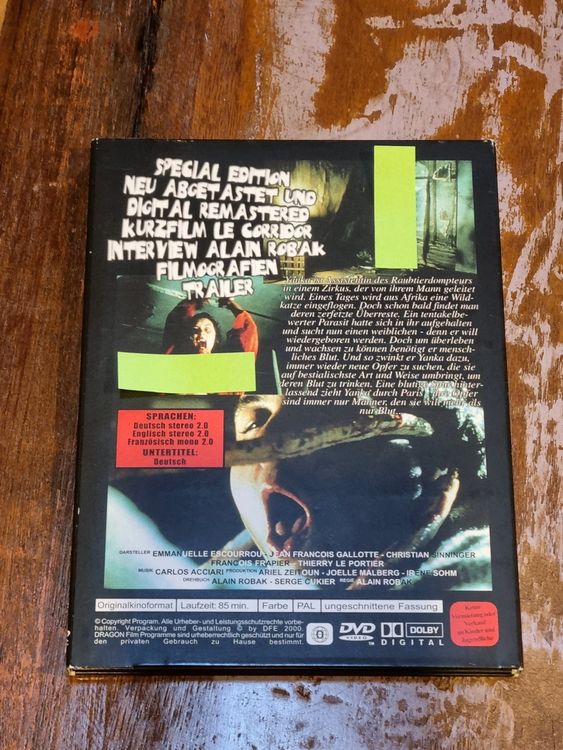 Baby Blood, DVD Splatter Horror, Special Edition (Gebraucht) in ...