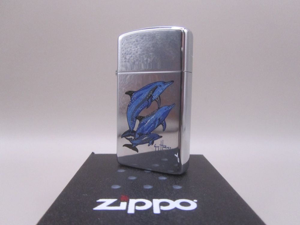 Zippo slim Dolphin 1992 (Gebraucht) in Pampigny für CHF 30 – mit ...