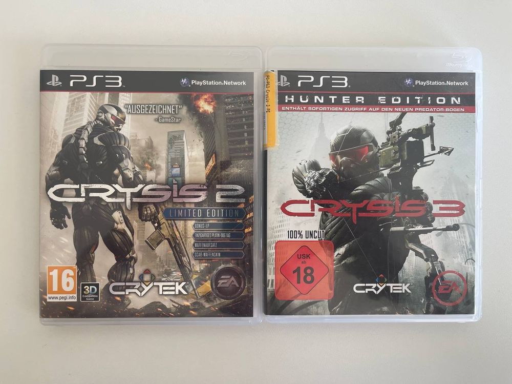 Crysis 2, Crysis 3, Sony Playstation 3, PS3 | Kaufen auf Ricardo