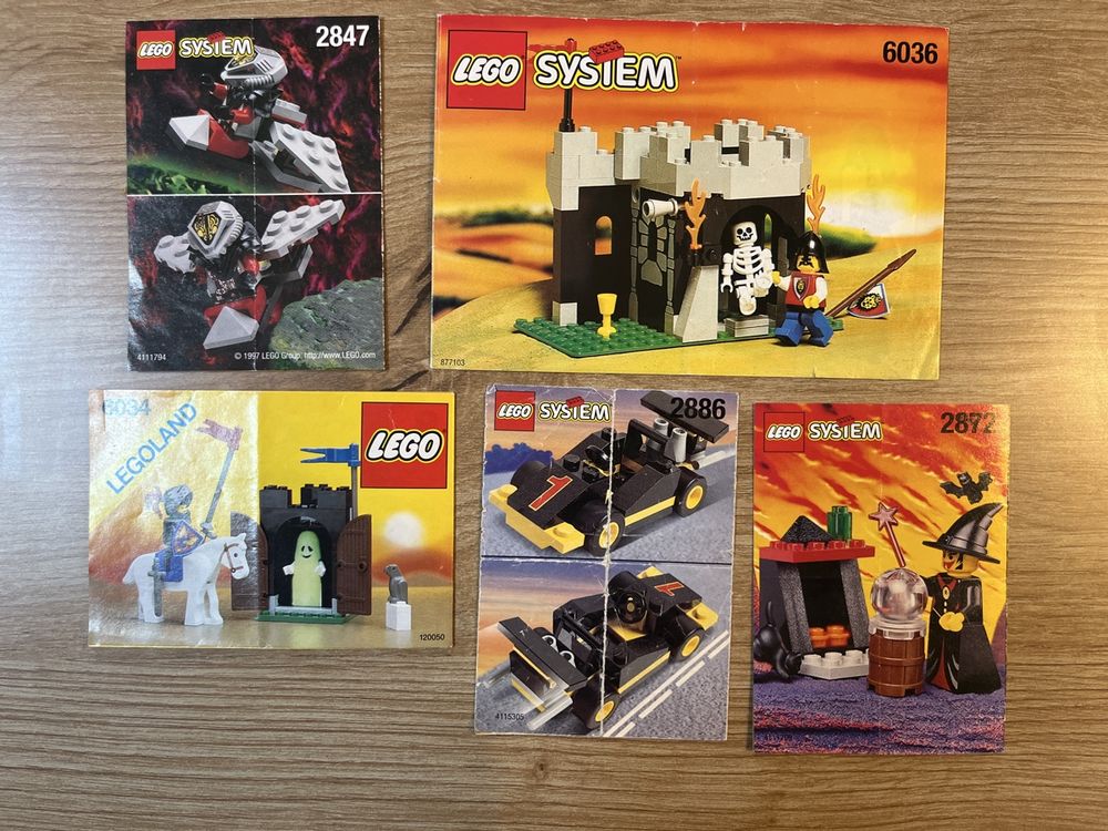Lot de 5 notices LEGO System Vintage (D'occasion) à Aubonne pour CHF 10 ...