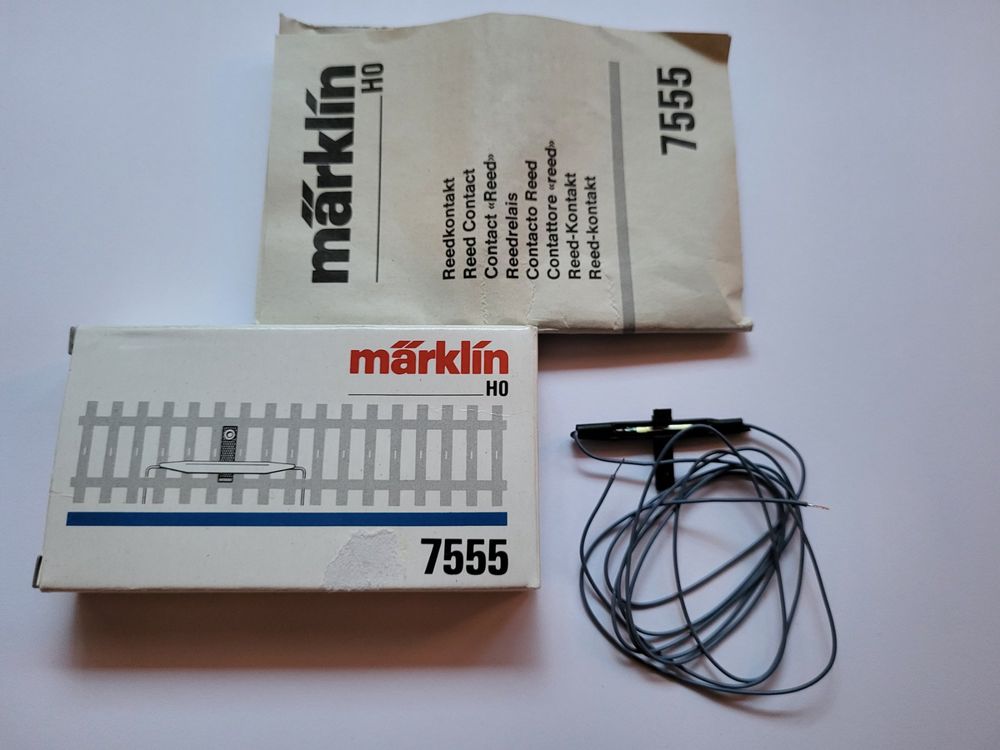 Märklin 7555 Reed-Kontakt-Set OVP (Neu (gemäss Beschreibung)) in ...