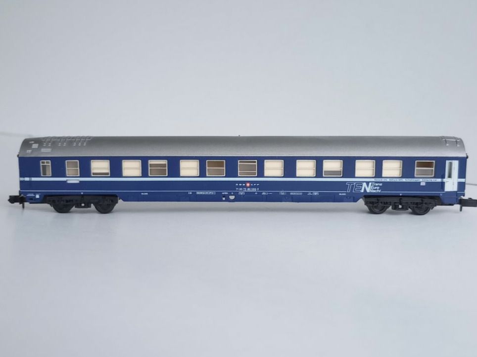 Wagenset 5x SBB und FS - Schlafwagen (blau) (Arnold LIMA) (Gebraucht) in Oftringen für CHF 46 ...