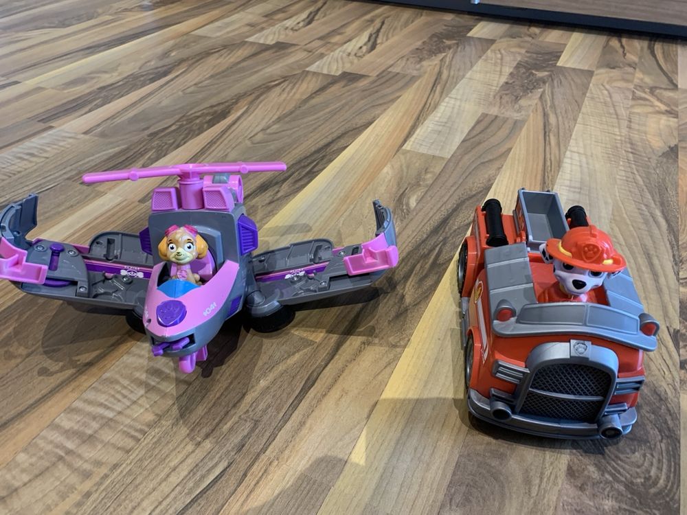 Paw Patrol Skye Helikopter mit Marshall Fahrzeug (Gebraucht) in ...