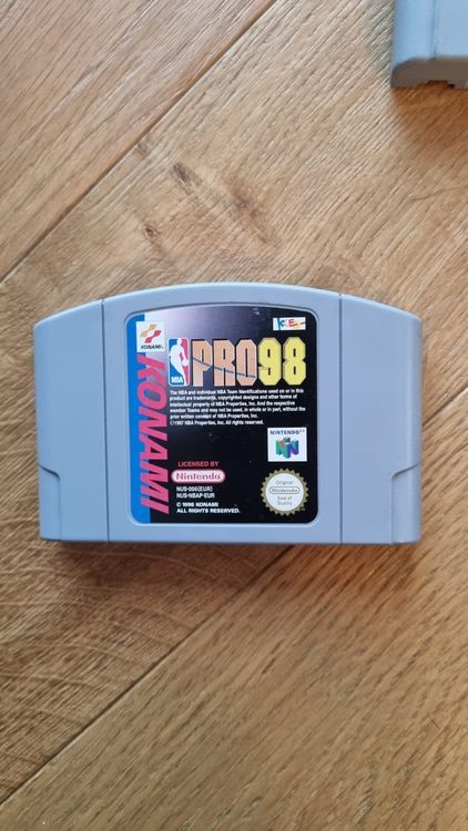 N64 NBA Pro 98 Konami Basketball Modul Cartridge (Gebraucht) in ...