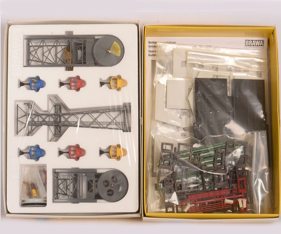 BRAWA Knzelwandbahn + Gebäude Set, neu, Gondelbahn (Neu und ...