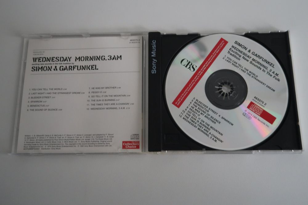 SIMON & GARFUNKEL - WEDNESDAY MORNING, 3AM - CD (Gebraucht) in Basel ...