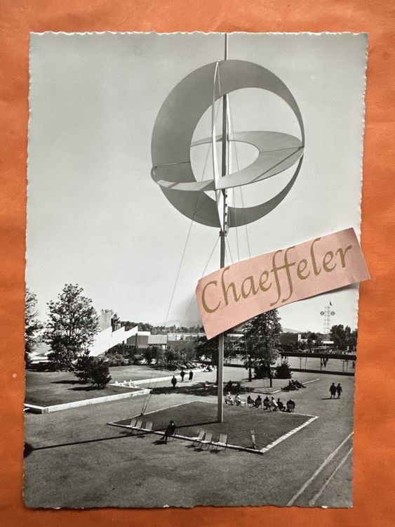 HYSPA Bern 1961, Ausstellungswahrzeichen in der Engangsparti (Gebraucht ...