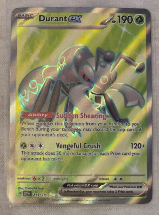 Pokemon Surging Sparks Durant ex 》Englisch (Neu (gemäss Beschreibung ...
