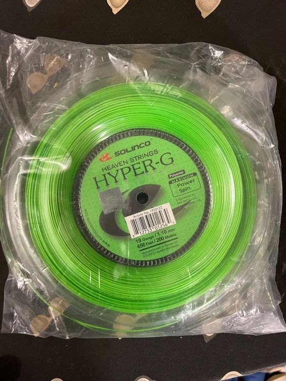 Solinco HyperG 1.10mm Saitenrolle (Neu und originalverpackt) in ...