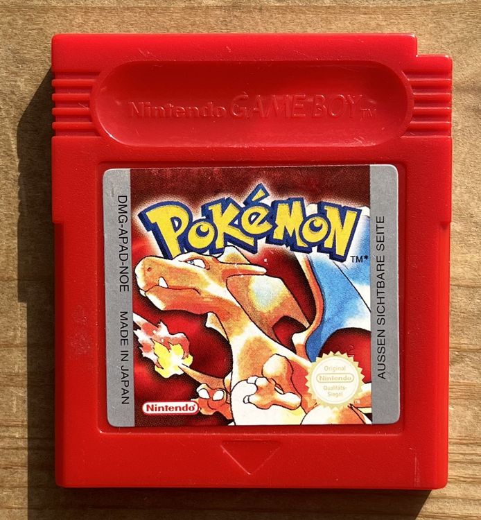 Pokémon Rot / Rote Edition Deutsch Nintendo GameBoy (Gebraucht) in ...
