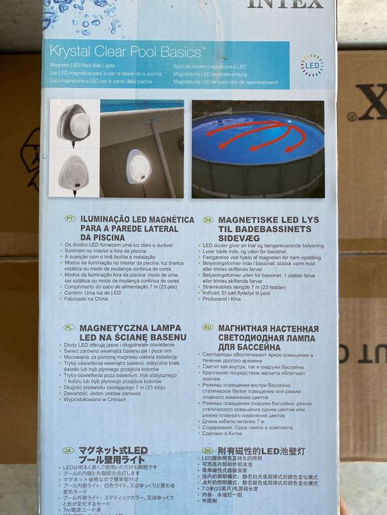 Intex, magnetische Poolbeleuchtung, Krystal Clear PoolBasics | Kaufen ...