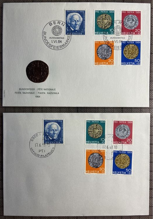 PP 1964 FDC + serie auf brief (Gebraucht) in Claro für CHF 4.95 – mit Lieferung auf Ricardo kaufen