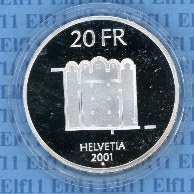 CHF__20.00 2001 Kloster Müstair PP 20 Franken (Neu und originalverpackt) in Widnau für CHF 42 ...