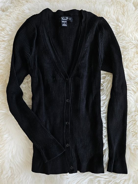 Strickjacke/Jacke Ripp-Strick Amisu mit Knöpfen,Gr. S | Kaufen auf Ricardo