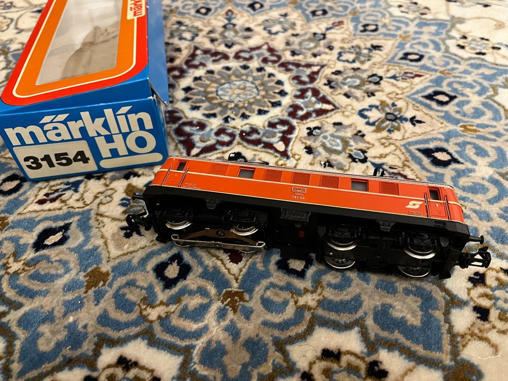 Märklin 3154 ÖBB E-Lok 1141.02 in OVP 1979 top Zustand (Gebraucht) in Schlieren für CHF 80 – mit ...