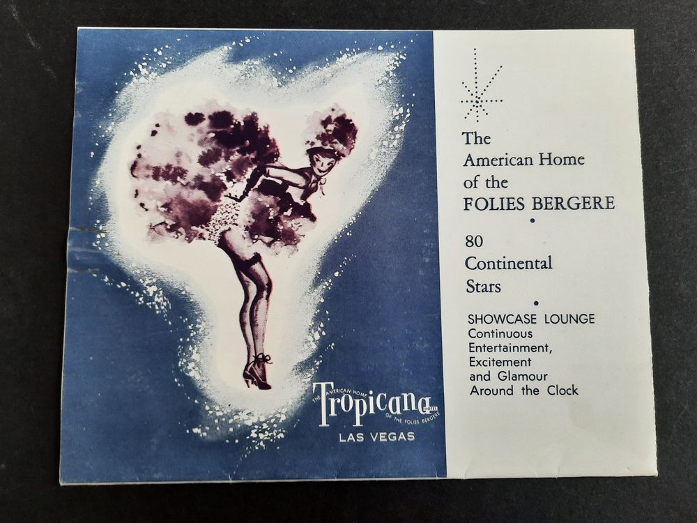 Original Folies Bergere Las Vegas Programm 60er Pin Up | Kaufen auf Ricardo