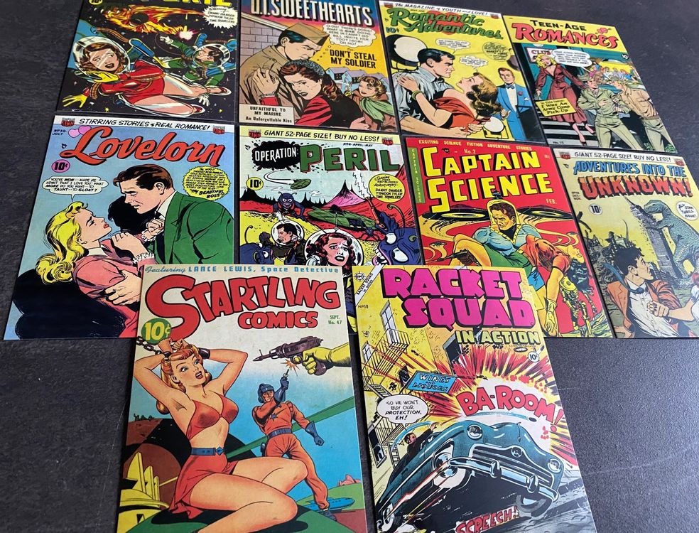 The Art of Classic Comics: 10 Postcards from the Fabulous 1 (Gebraucht ...