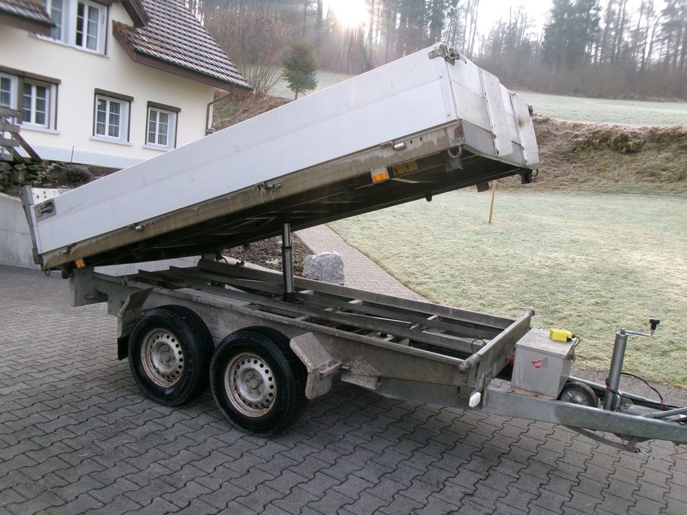 Sachentransportanhänger Kipper Dreiseitenkipper 3500 Kg (Gebraucht) in Muhen für CHF 2700 – nur ...