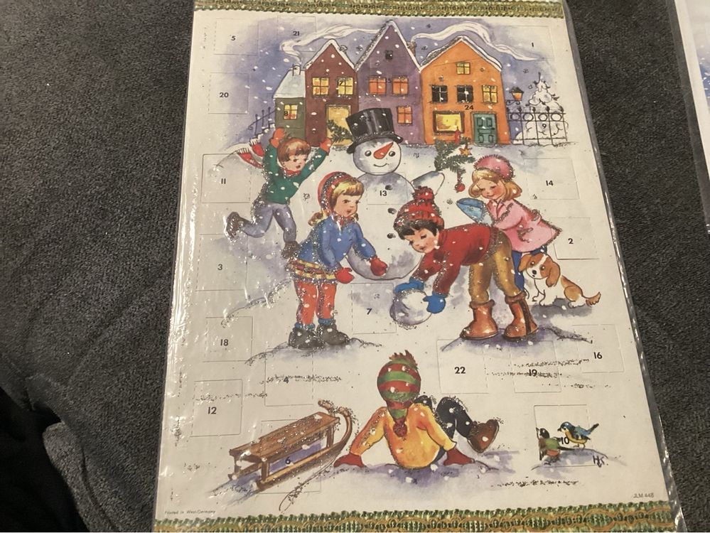 ALTER ADVENTSKALENDER 1960 (Gebraucht) in Münchenstein für CHF 20 – mit ...