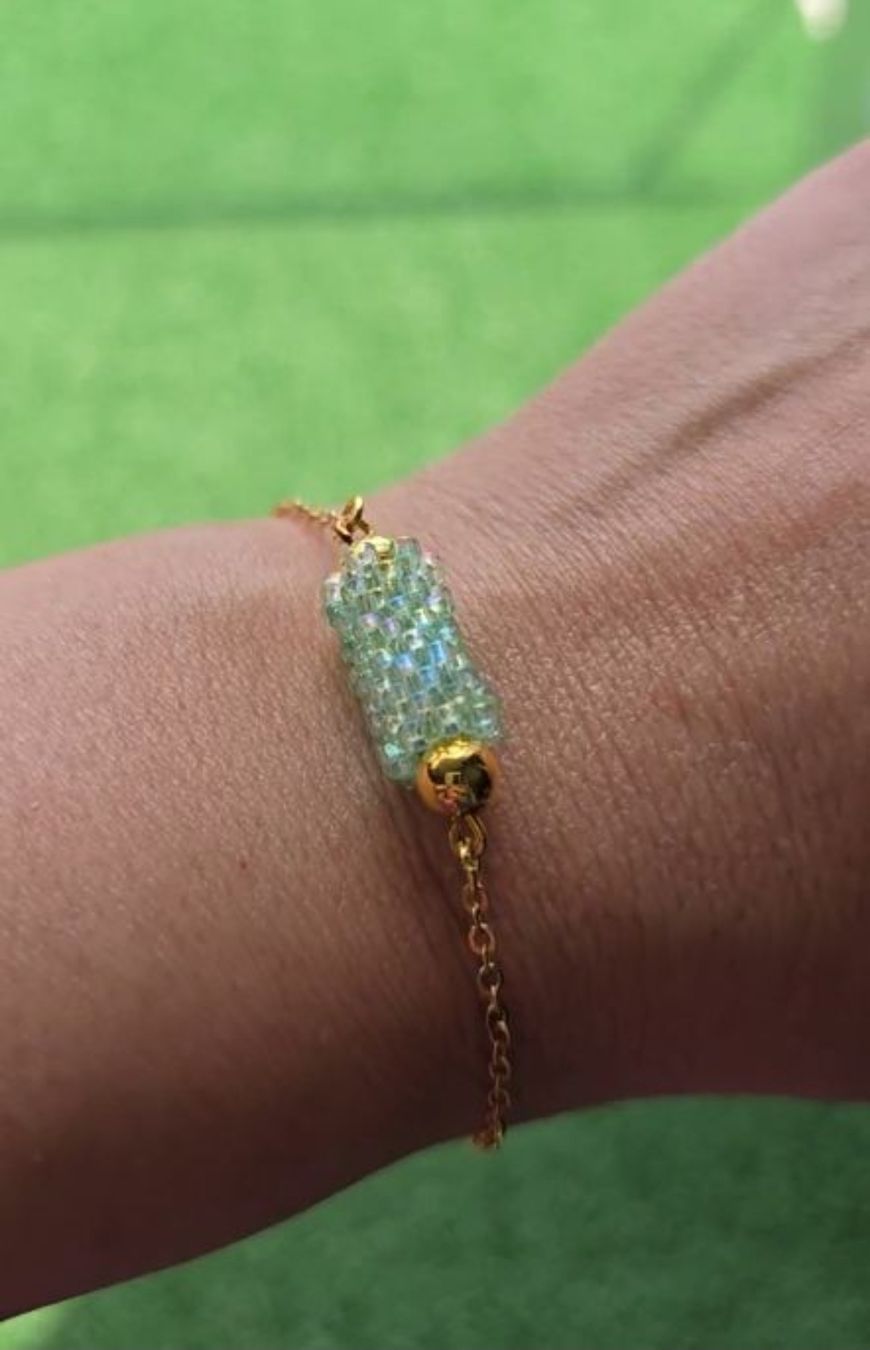 🌿 Le bracelet des murmures verts 🌿 fait main unique (Neu und ...