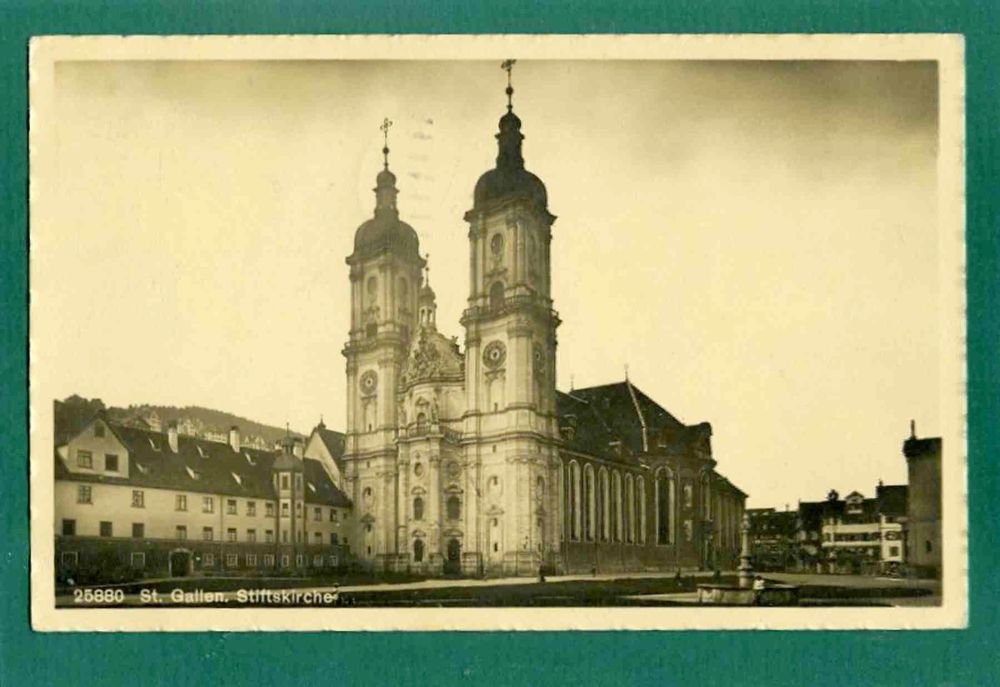 St. Gallen, Stiftskirche, 1918 (Gebraucht) in Sargans für CHF 1 – mit Lieferung auf Ricardo kaufen
