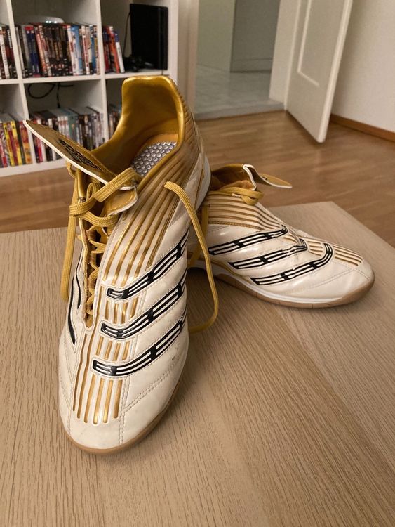 Hallenschuhe Adidas Teamgeist 2006 gold | Kaufen auf Ricardo