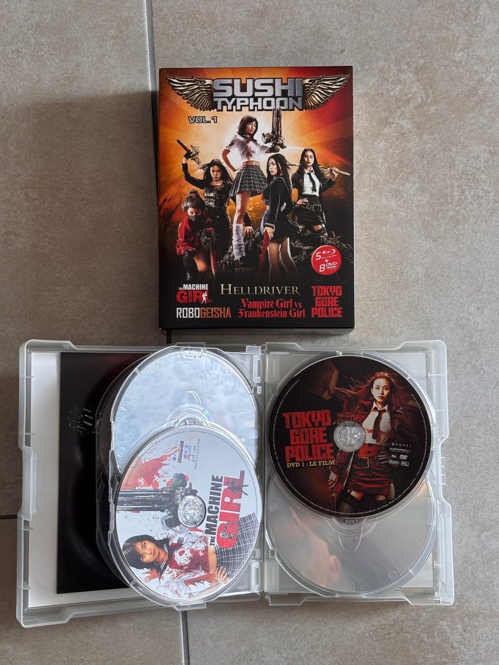 SUSHI TYPHOON – Coffret 5 films japonais gore et fun (Neu (gemäss ...