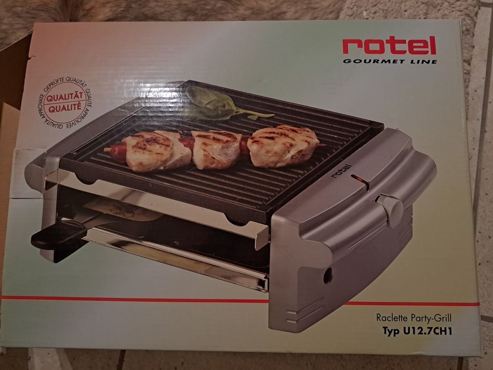 Raclette Party-Grill, Raclettofen, Tischgrill, neu und ovp!! (Neu und originalverpackt) in ...