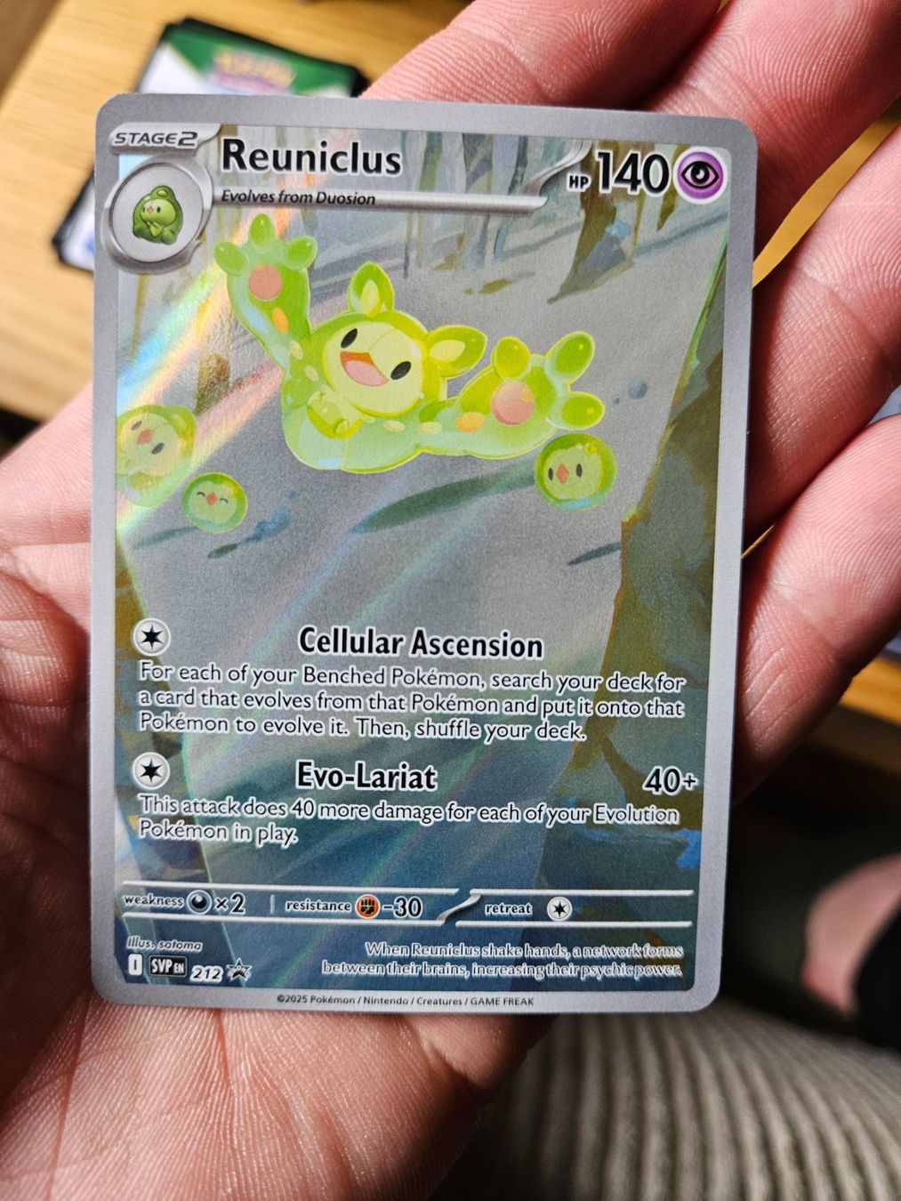Reuniclus Black star Promo Mint pokemon ab 1 chf (Gebraucht) in männedorf für CHF 2 – mit ...
