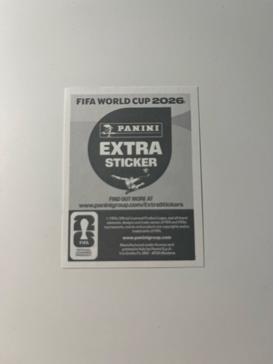 Panini WM 2026 - Extra Sticker - Federico Valverde - Bronze (Neu ...