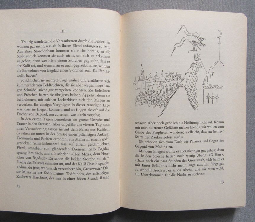 Kalif der Storch und andere Märchen - von Wilhelm Hauff (Gebraucht) in ...
