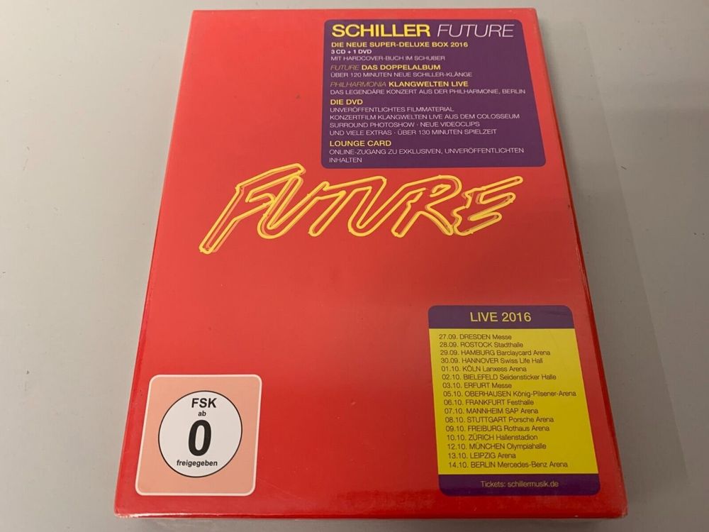 Schiller - Future (Super Deluxe Edition, 3 CDs + DVD) (Neu und originalverpackt) in Baden für ...