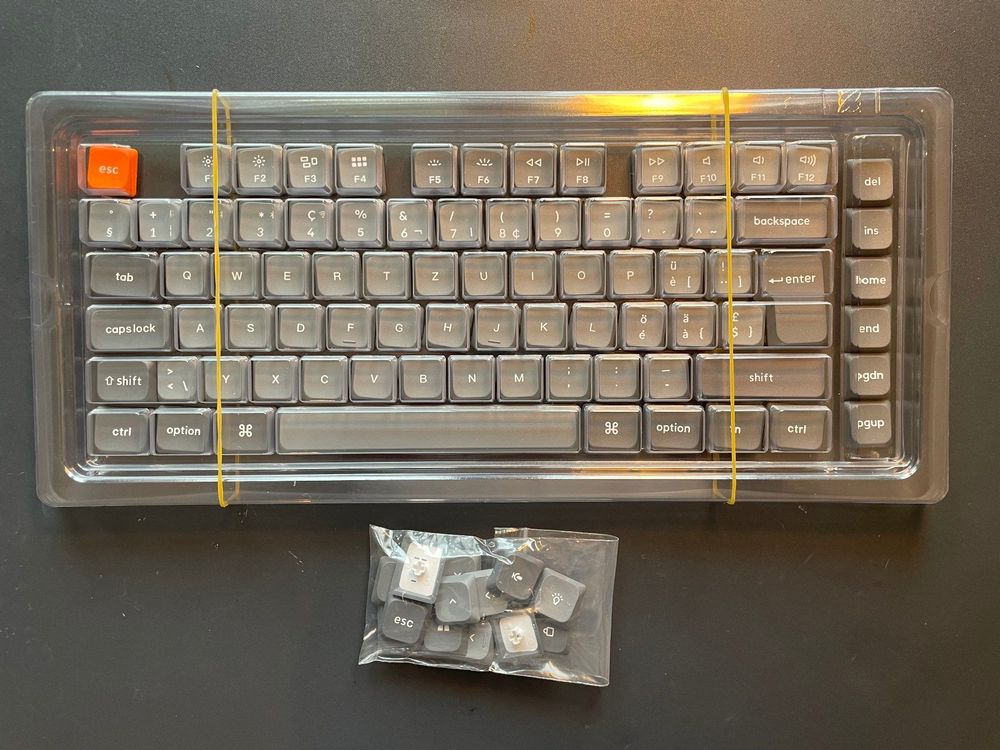 Keycaps für Keychron K1 Max (low profile) - ISO CH Layout (Neu (gemäss ...