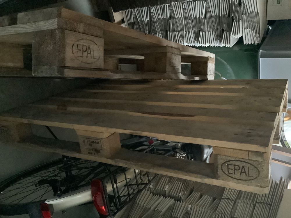 2 EPAL Europaletten SBB Paletten, Lager, Transport ab 1.-! (Gebraucht) in Widnau für CHF 1 – nur ...