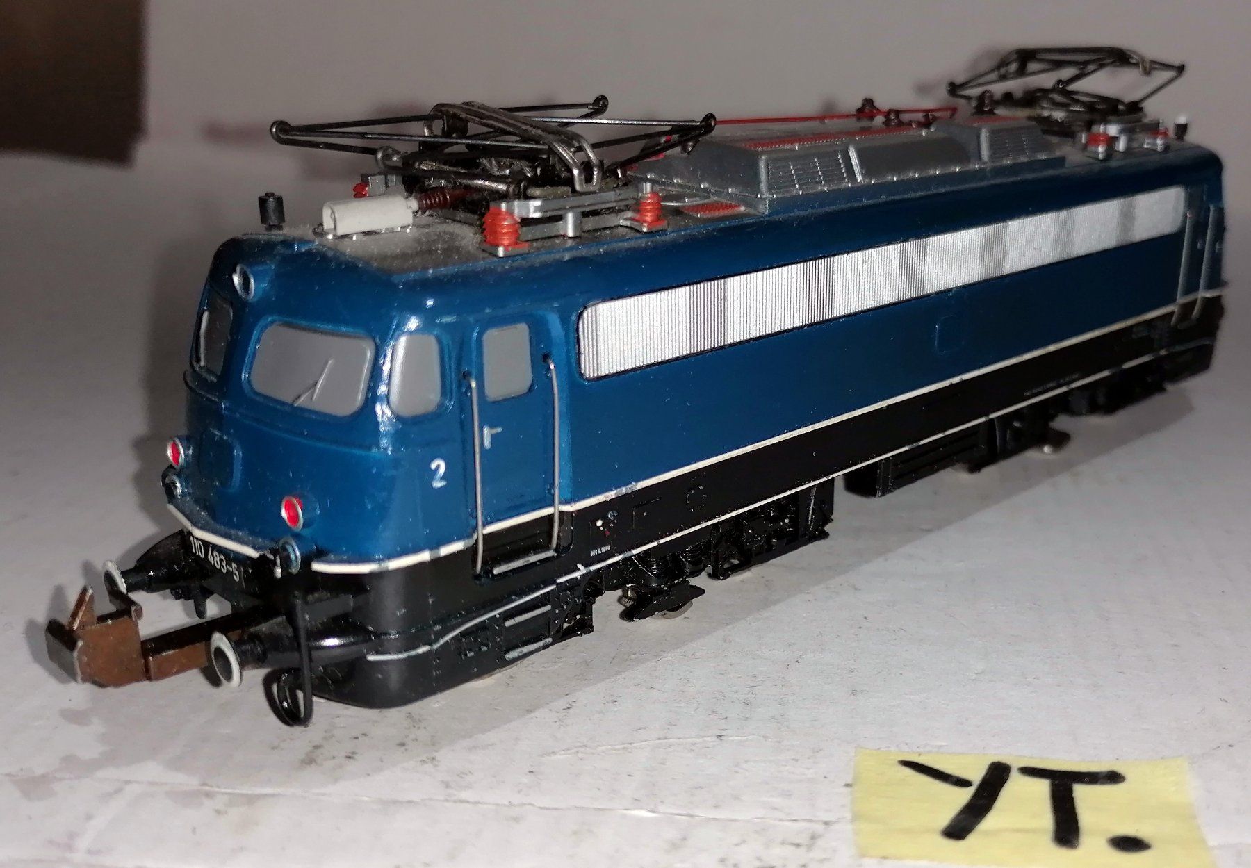YT) Schnellzug-Eloki, blau, Trix Express, gemäss Fotos, fri (Gebraucht ...