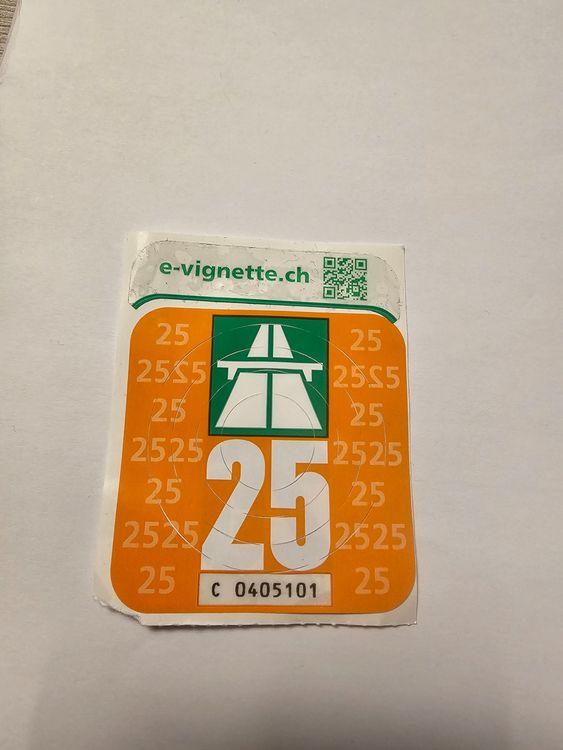Autobahnvignette 25 Vignette (Gebraucht) in Stein AG für CHF 28 – nur ...