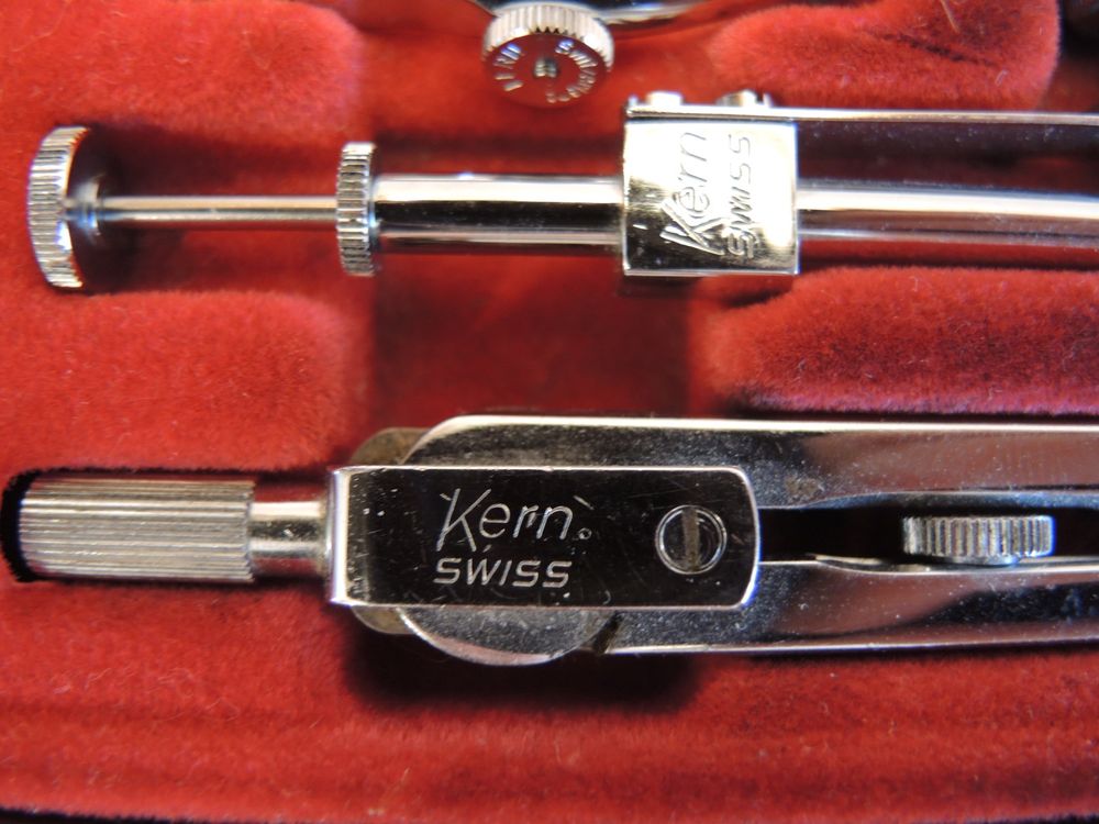 Zirkel Etui Kern Aarau Boîte de compas Zirkelset Reisszeug | Kaufen auf Ricardo