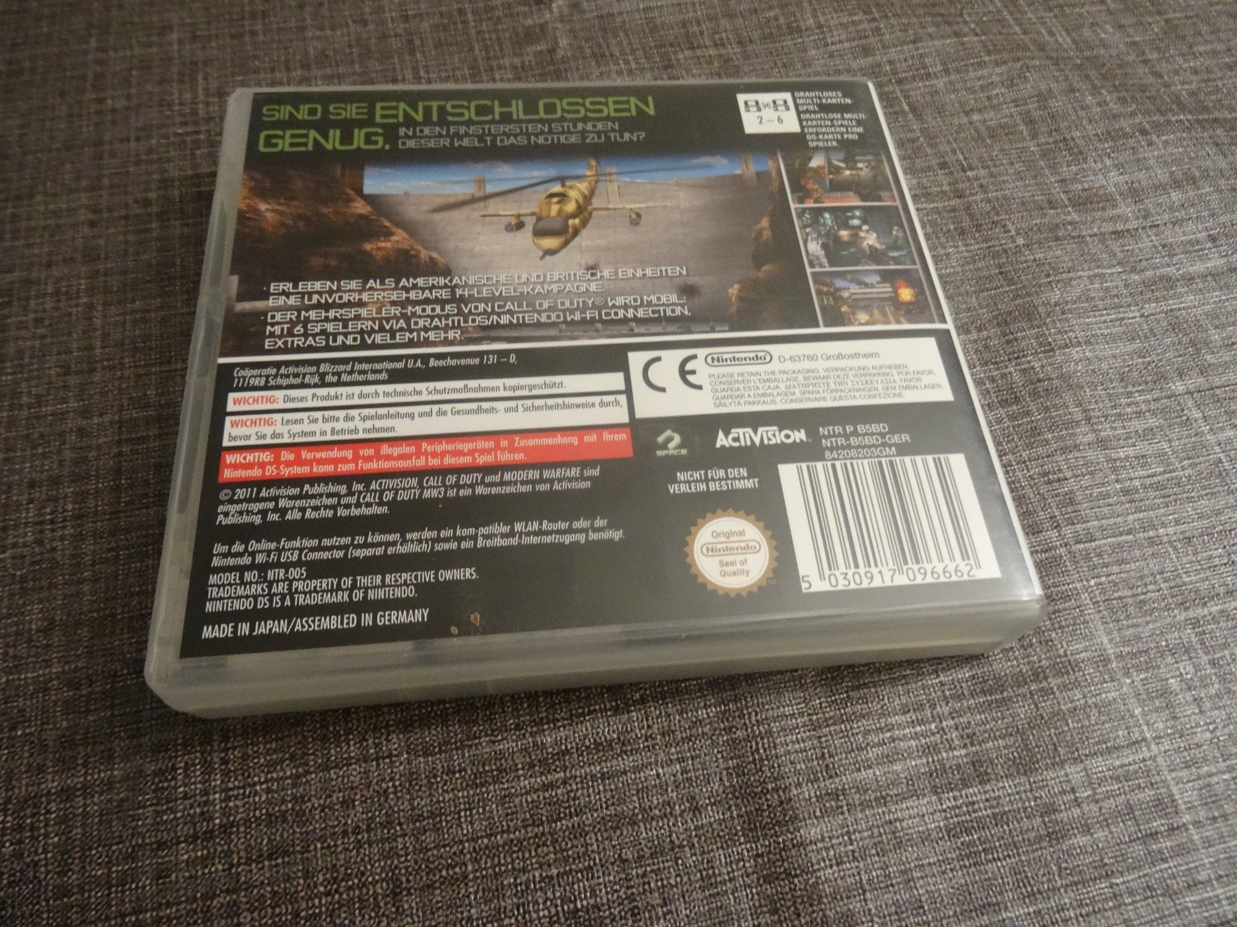 Call of Duty MW3 Modern Warfare 3 - Nintendo DS (Gebraucht) in Olten ...