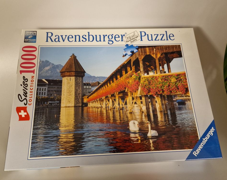Ravensburger Puzzle 1000 Teile Kapellbrücke Luzern Neu (Neu und originalverpackt) in Oberuzwil ...