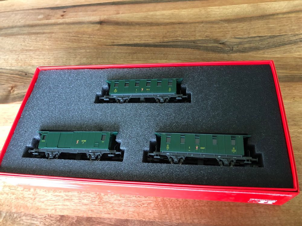 Rivarossi - SBB antiker Zug mit 3. Klasswagen zweiachsig (Gebraucht) in Uster für CHF 80 – mit ...