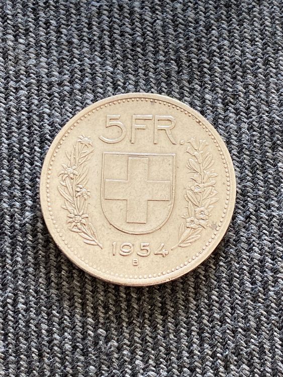 5 Franken 1954 Silber | Kaufen auf Ricardo