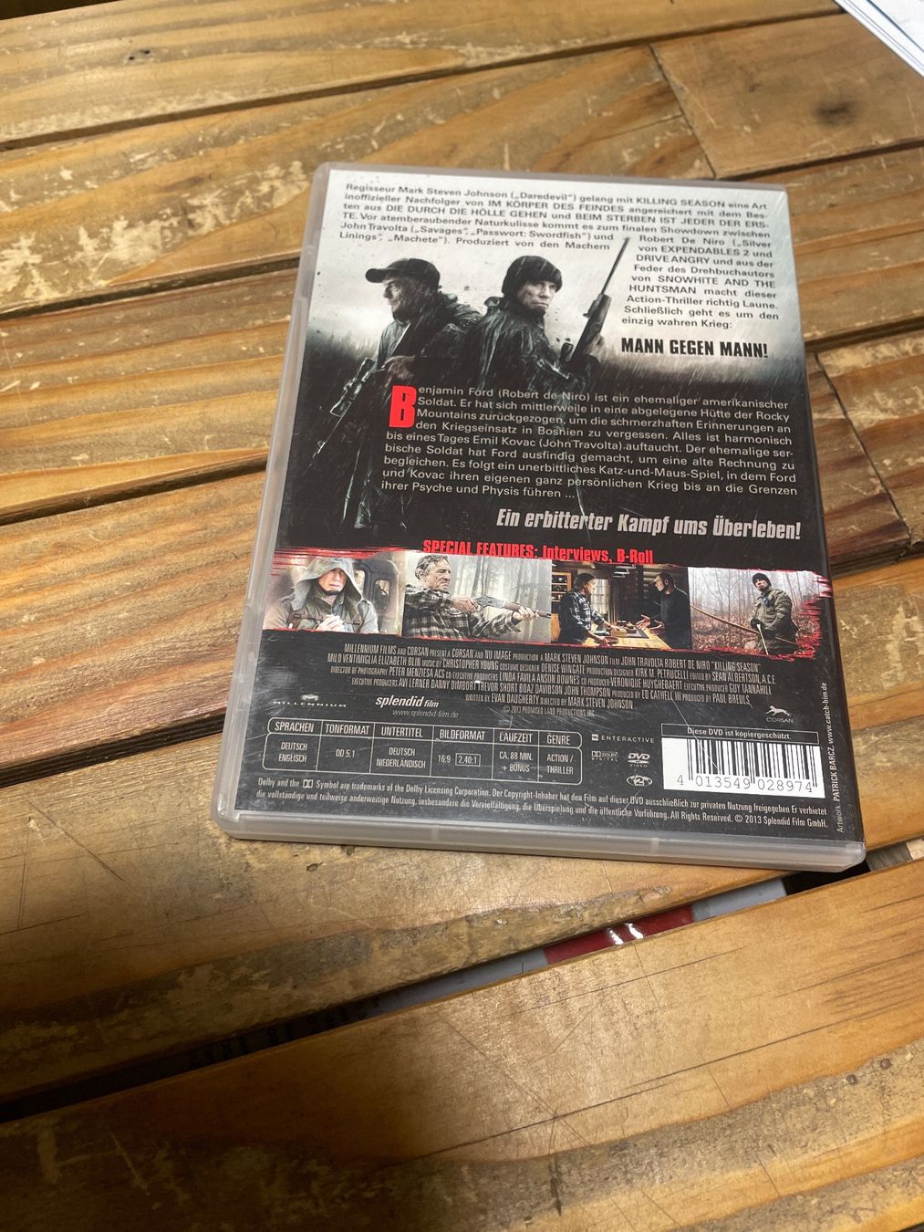 DVD killing season (allemand) (Gebraucht) in moudon für CHF 0.6 – mit ...