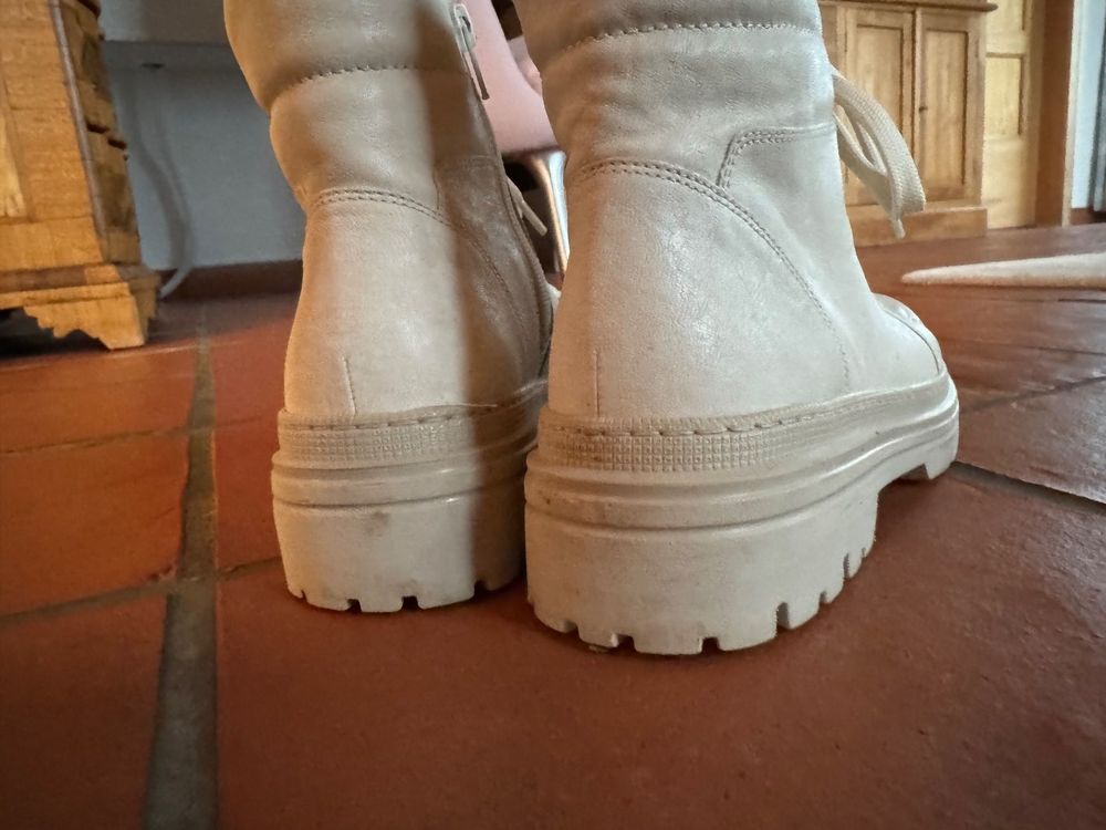 Winter Boots, Cremeweiss, Grösse 40, Top Zustand! (Neu (gemäss ...