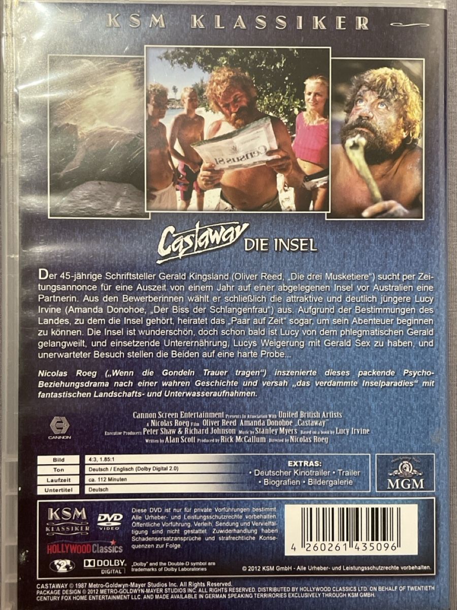 Castaway - Die Insel (1986) selten! (Gebraucht) in Waldenburg für CHF ...