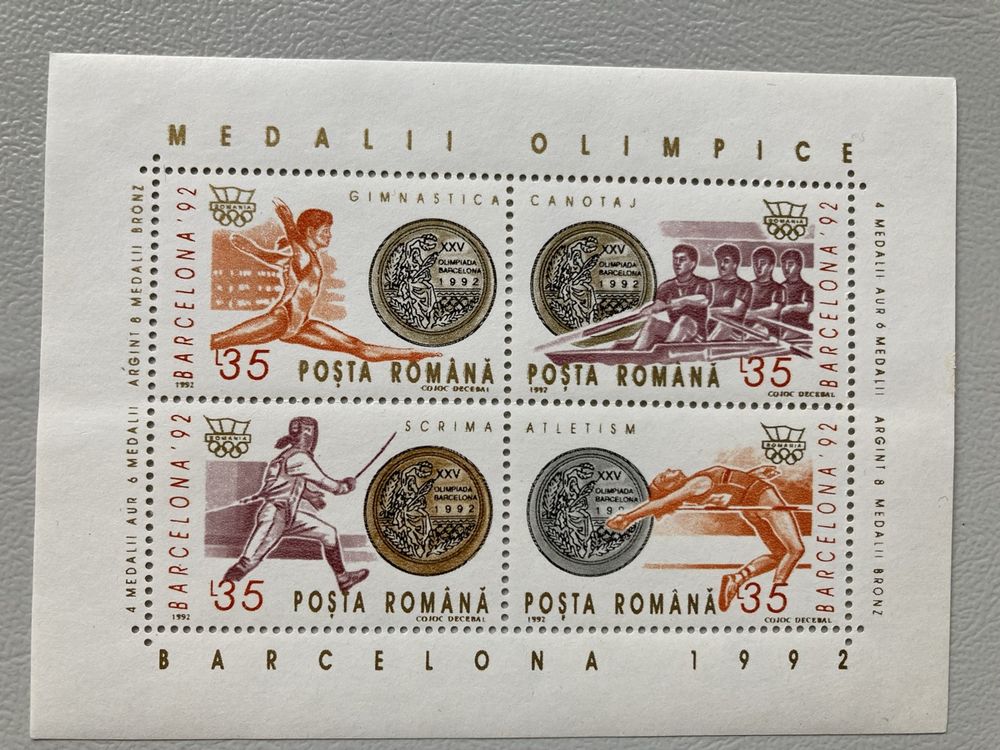 Briefmarken Rumänien 1992 Olympiade Barcelona | Kaufen auf Ricardo