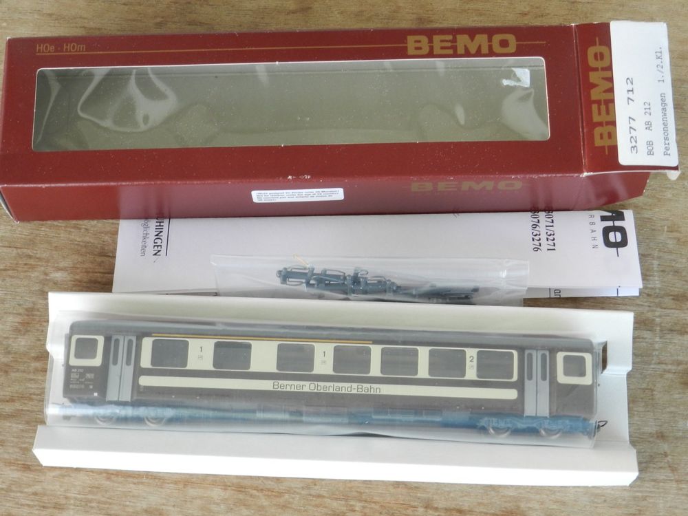 Bemo H0m Personenwagen 1, 2Kl. der BOB | Kaufen auf Ricardo