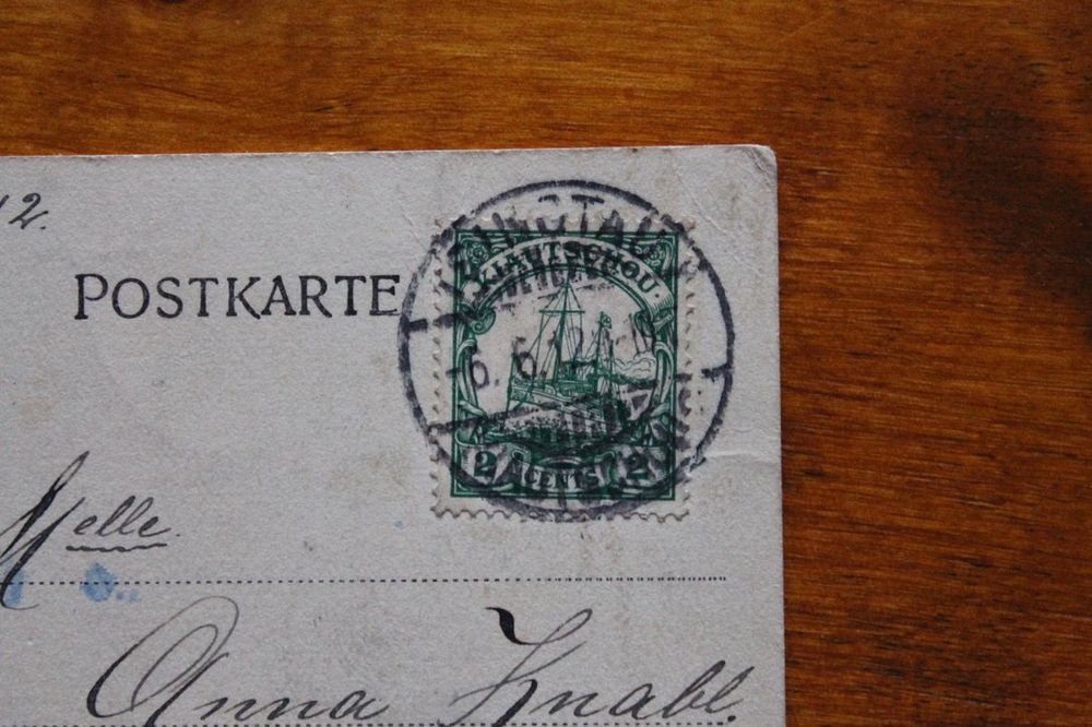 AK Tapautau bei Tsingtau, Schantungstrasse, dt.Kiautschou (Gebraucht ...