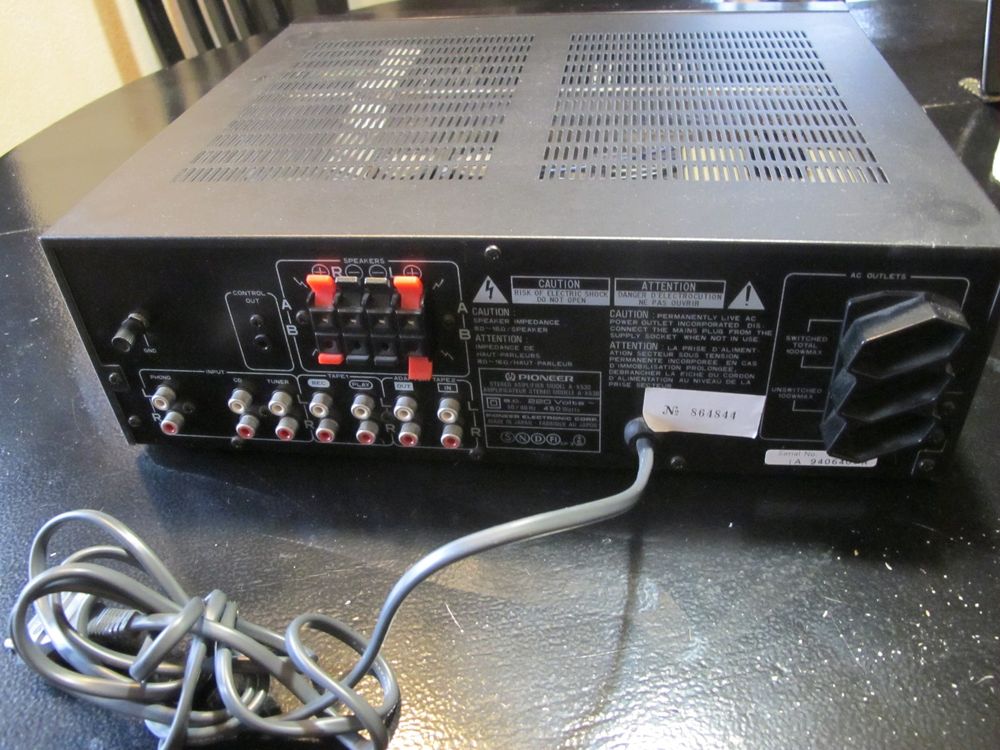 Pioneer A-X530 Stereo Integrated Amplifier 1987 Verstärker (Gebraucht) in Altnau für CHF 89 ...